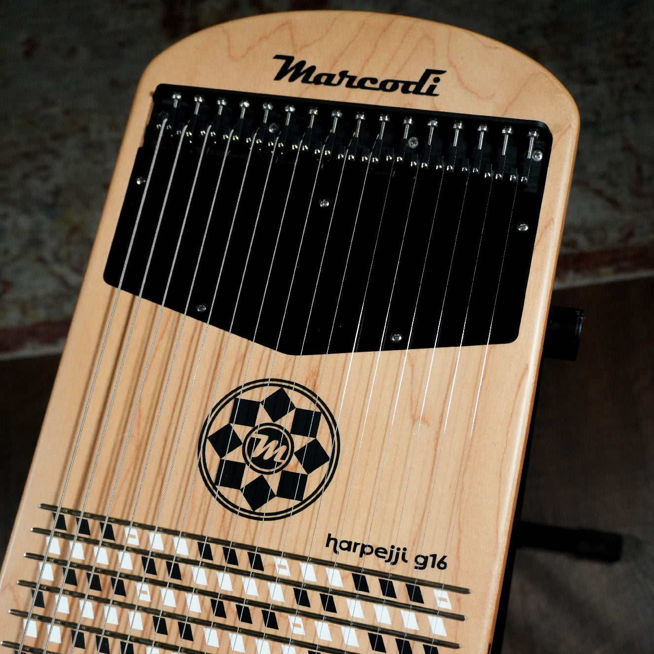 RECONDITIONED Premium Maple Harpejji G16